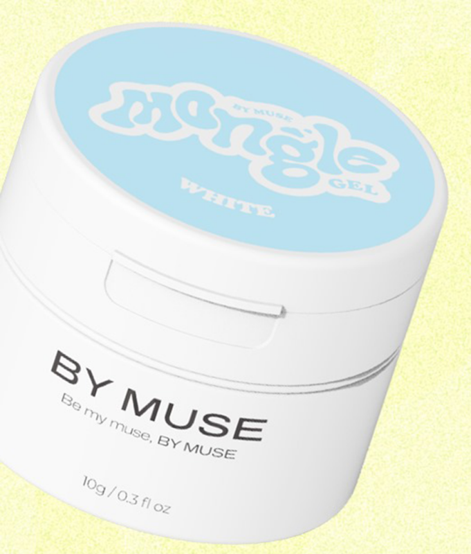 Korean Nail Polish - BY MUSE Mongle Gel White (10g)– Pretty Yeppuda