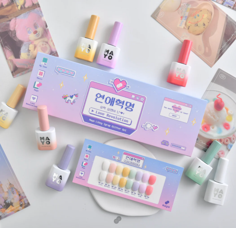 Korean Nail Polish - MAYO Love Revolution Set (8x10ml)– Pretty Yeppuda
